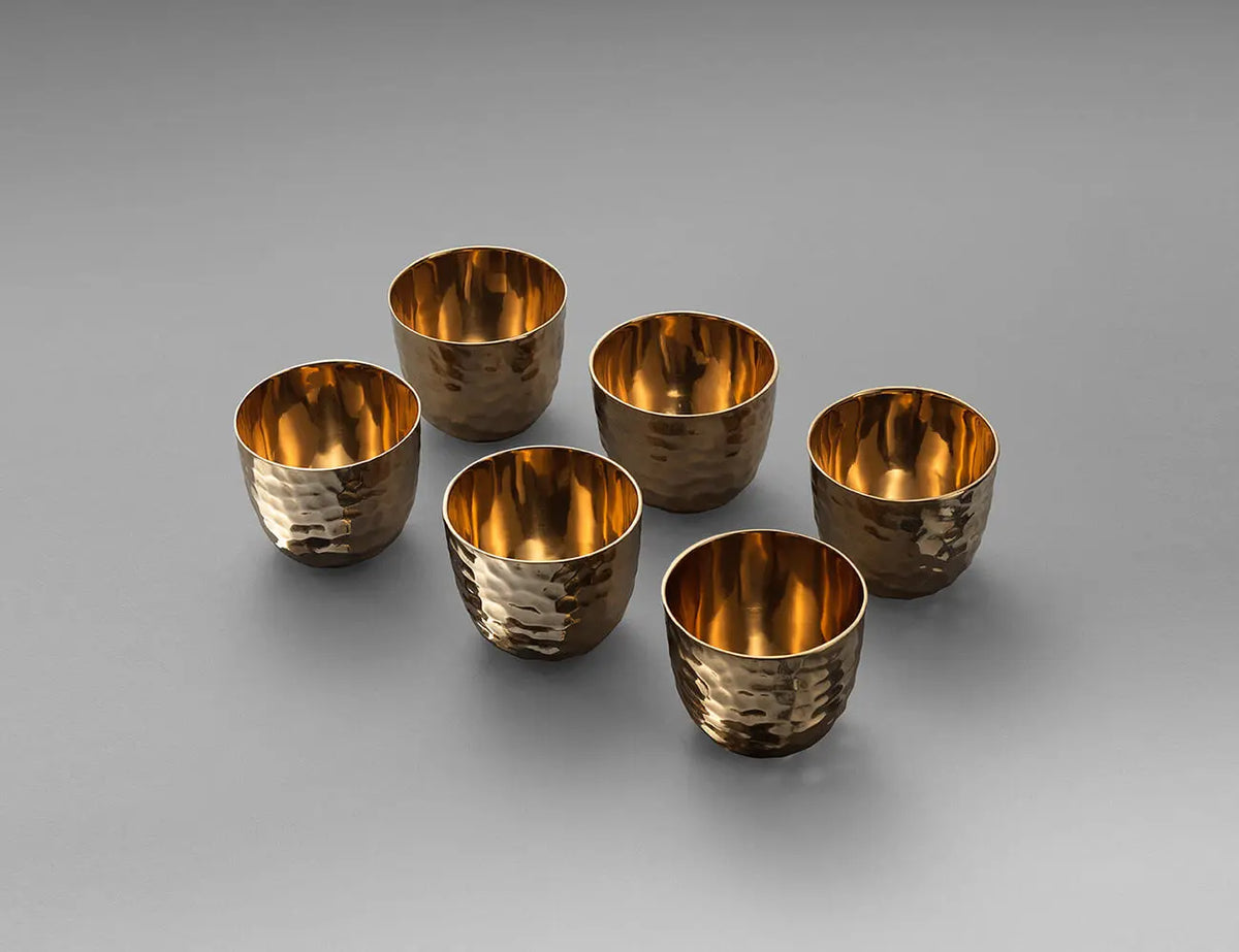 Bronze Cups | Handcast Set of 6 Pieces | by Eaglador
